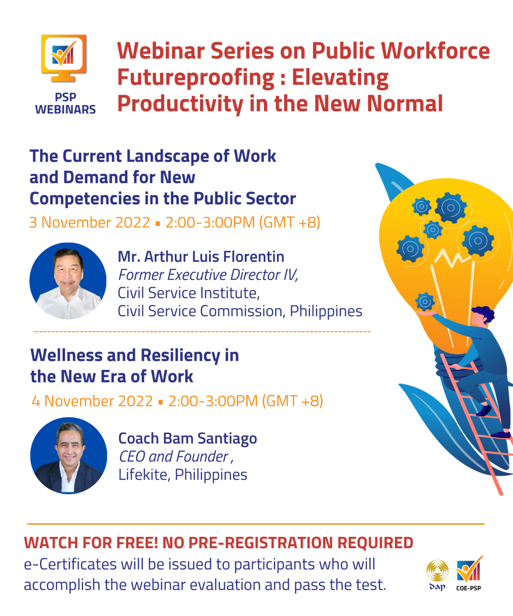 Webinar Series on Public Workforce Futureproofing: Elevating ...
